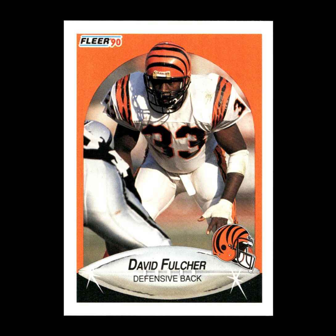 David Fulcher 1990 Fleer Cincinnati Bengals #215 R325C 17 | eBay