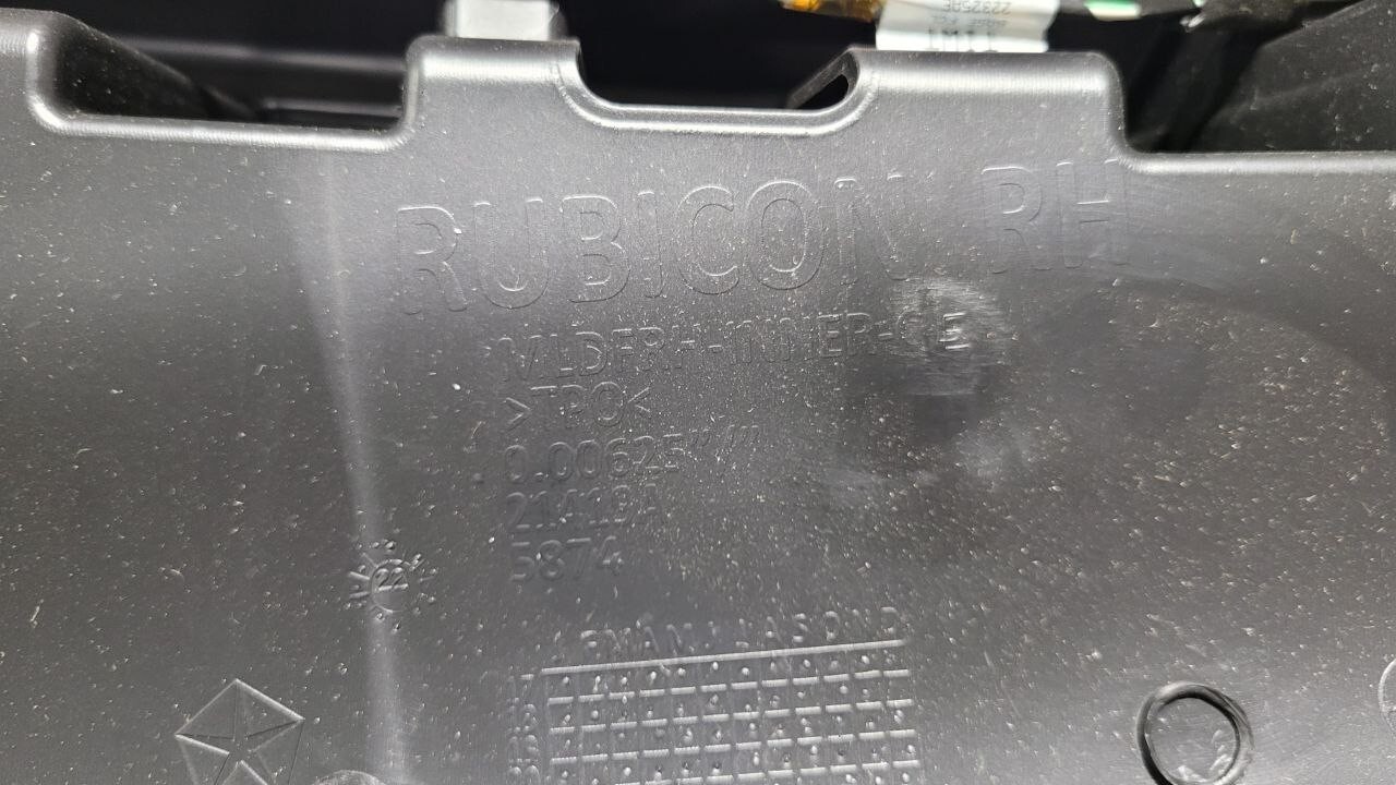 2018 - 2020 Jeep Wrangler Sahara/bux Left Driver Side Front Outer Flare ...