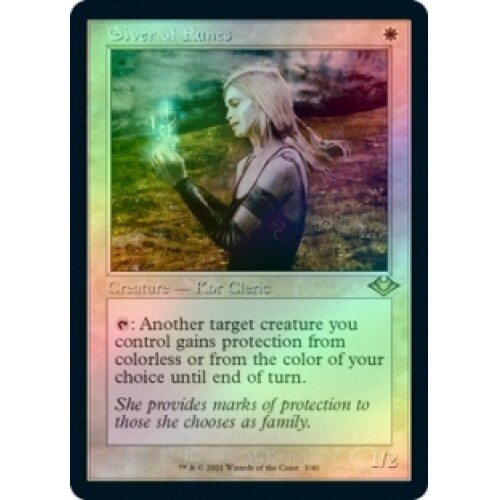 Foil Giver Of Runes (retro Frame) (foil Etched) M/NM Magic MTG Modern ...