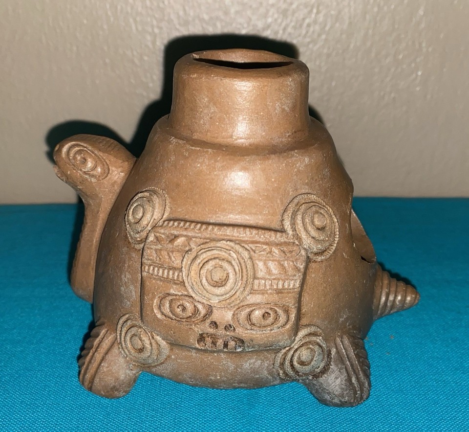 Pre Columbian Replica Clay Effigy Figurine 3.5" | eBay