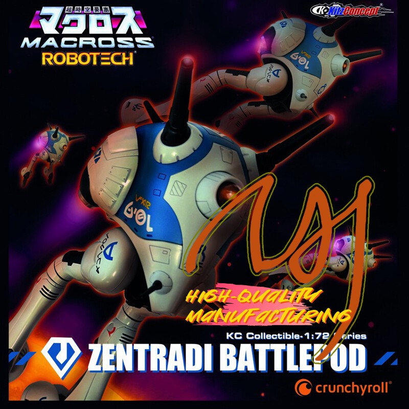 IN STOCK KitzConcept 1/72 MACROSS ROBOTECH ZENTRADI BATTLEPOD ACTION ...