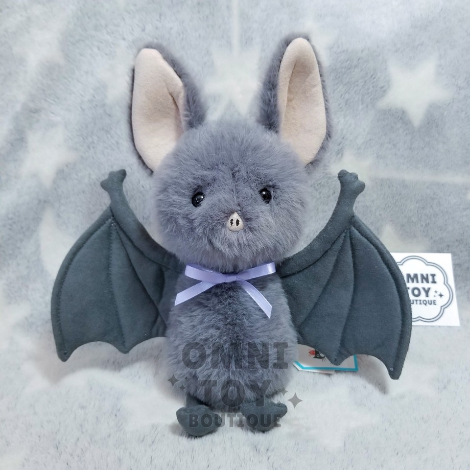 Lot of 3 Authentic Jellycat Spookipaws Cat, Broox Bat, Hocus Crow ...