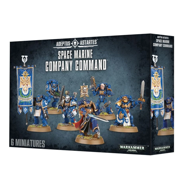 Space Marine Company Command Warhammer 40k Citadel 40000 Games Workshop ...
