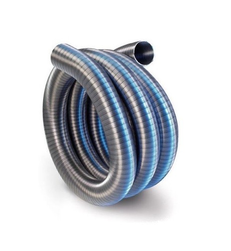 Flexible Flue Liner Stainless Steel Chimney Flexi Pipe Extractor Fan ...