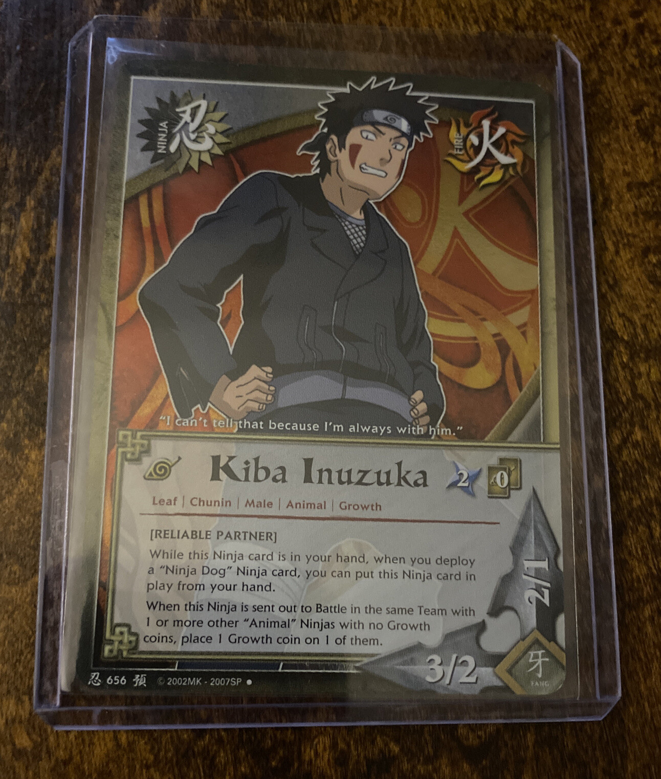 Naruto CCG TCG 656 Kiba Inuzuka FOIL Card M/NM | eBay