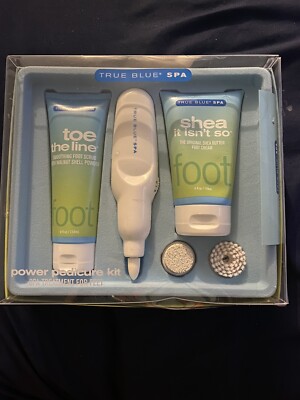 NEW True Blue Spa Power Pedicure Kit Toe the Line Shea it Isn't So Full ...