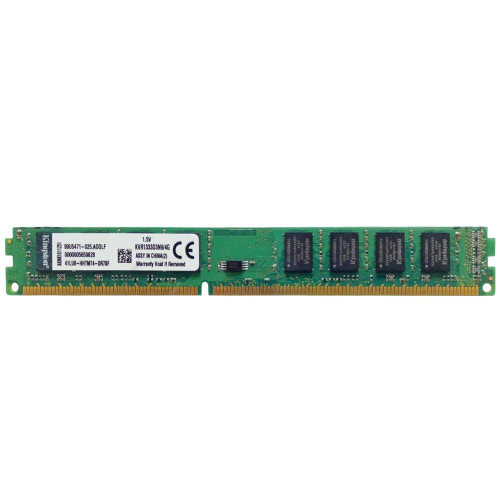 Kingston 4GB DDR3 1333MHz PC3-10600U CL9 KVR1333D3N9/4G Desktop Intel ...