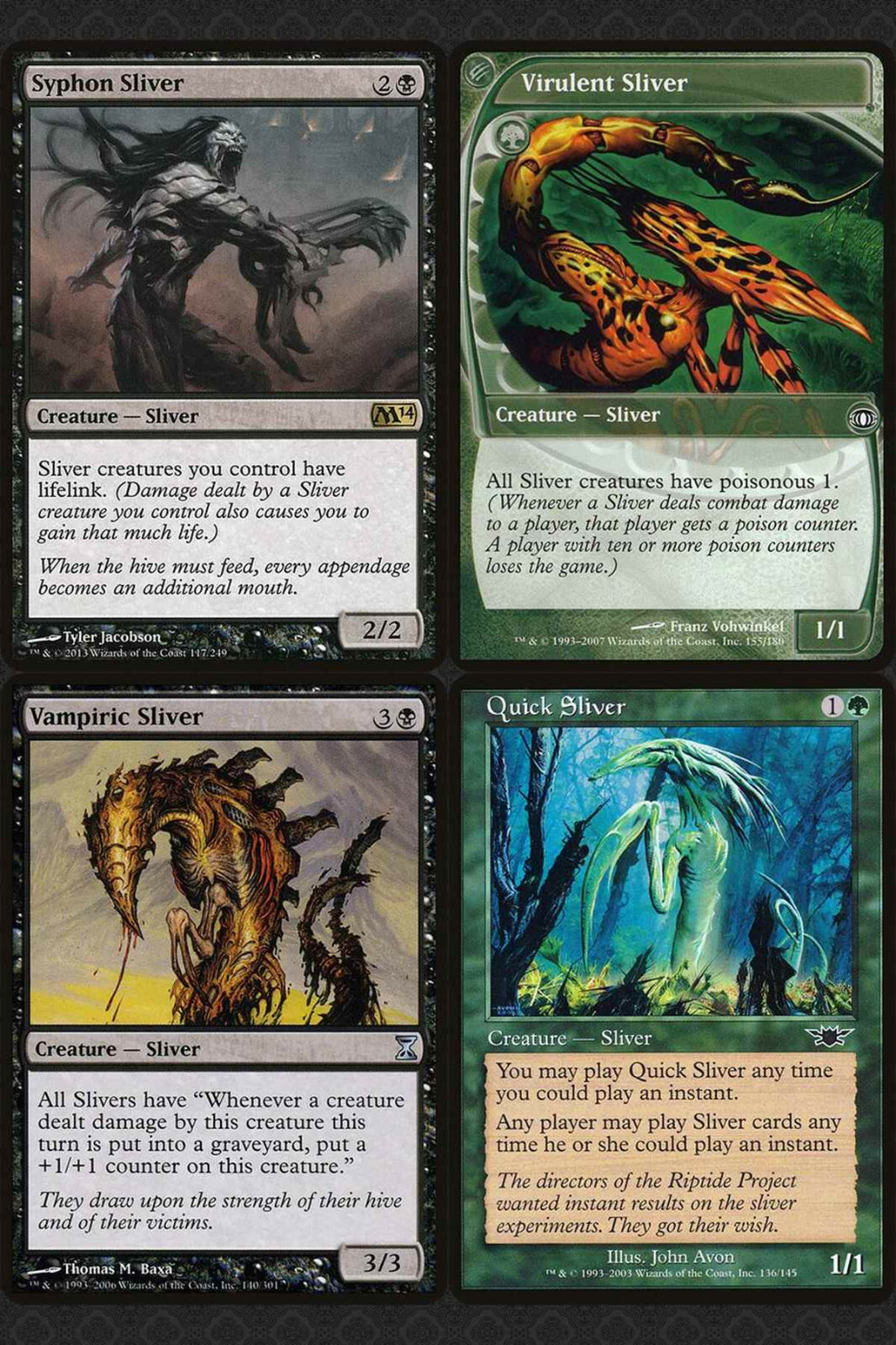 SLIVER Ultimate Edition Commander Deck Magic MTG EDH Sliver Overlord ...