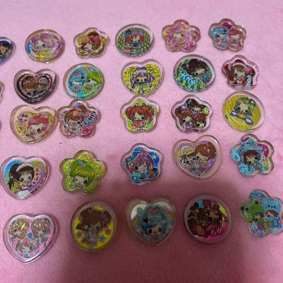 Heisei Retro Ohajiki Sticker Girl Ohajiki Sticker Heisei Girl Seal ...