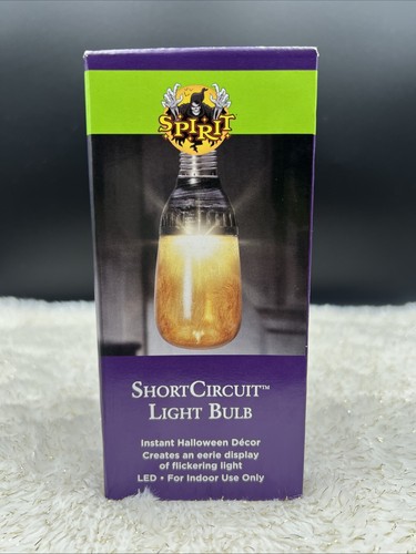 Spooky Short Circuit LED Flickering Light Bulb Halloween NEW ...