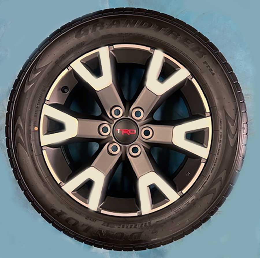 20" TOYOTA 4RUNNER TRD SPORT 2026 OE WHEELS 265/55R20 DUNLOP TIRES Set ...