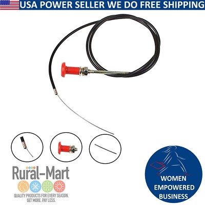 Fuel Control Shut Off Cable Assembly for Ford E5NN9C331EA 2000, 2600 ...