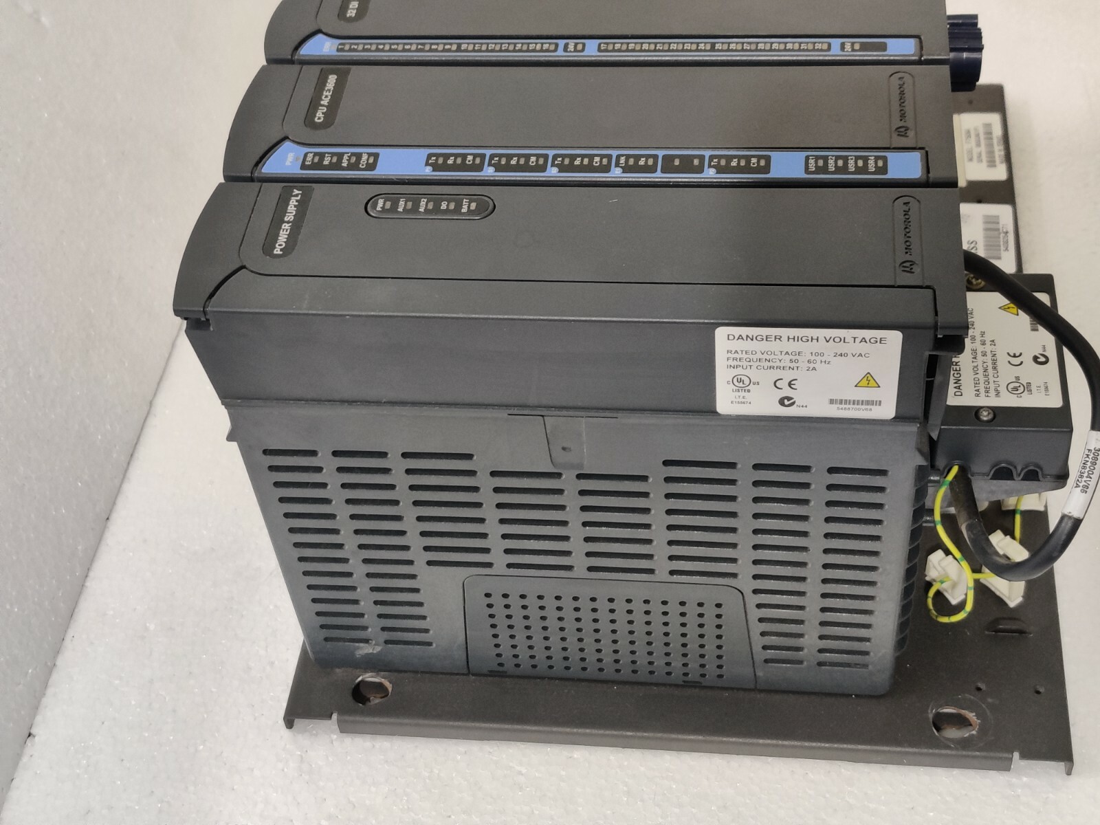 Motorola CPU Ace3600 and Power Supply SCADA Remote Terminal FLN3524A ...