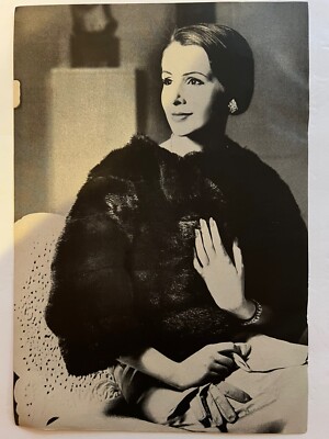 Vtg 1960s Full-Page Mag Photo Portrait, Unknown Model, Fashion Ad ...