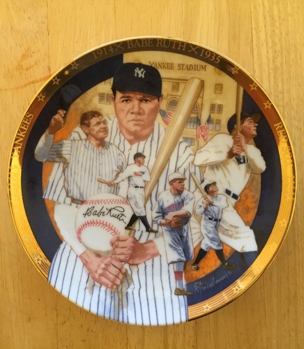 Babe Ruth “The Immortal Babe Ruth” NY Yankees- Plate by The Hamilton ...