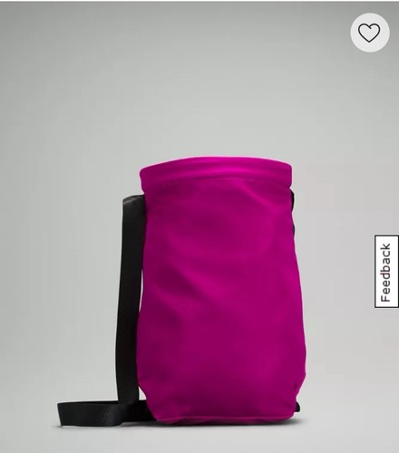 NWT lululemon water bottle crossbody bag 2.5L pink/red | eBay