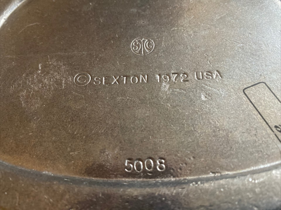 ~Vintage Sexton 'GIVE US THIS DAY OUR DAILY BREAD' 1972 Pewter Tray~U.S ...