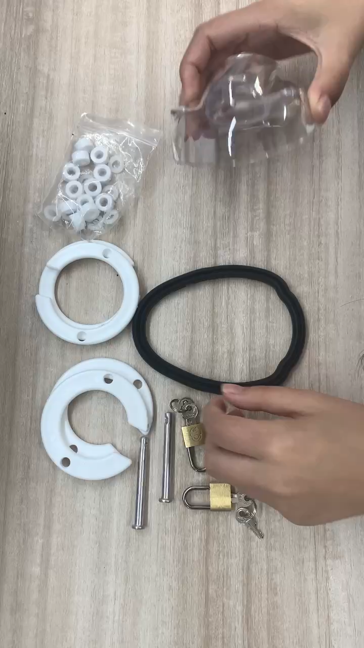 Male Fully Restraint Bowl Chastity Cage Belt Sissy Bondage Virginity ...