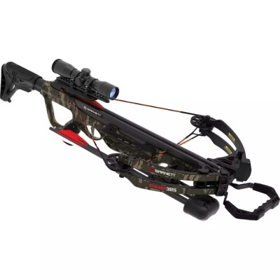 NEW Barnett Stalker XP 385 Crossbow Package 385 FPS Mossy Oak ...