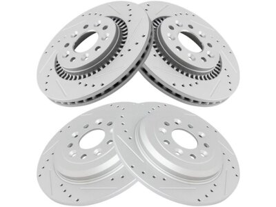 TRQ 88JC57F Brake Rotor Set Fits 2008-2009 Ford Taurus X | eBay