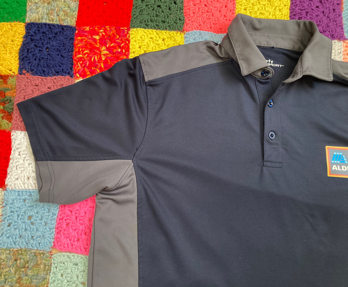 ALDI Grocery Store Employee Uniform Polo Shirt MEN'S … - Gem