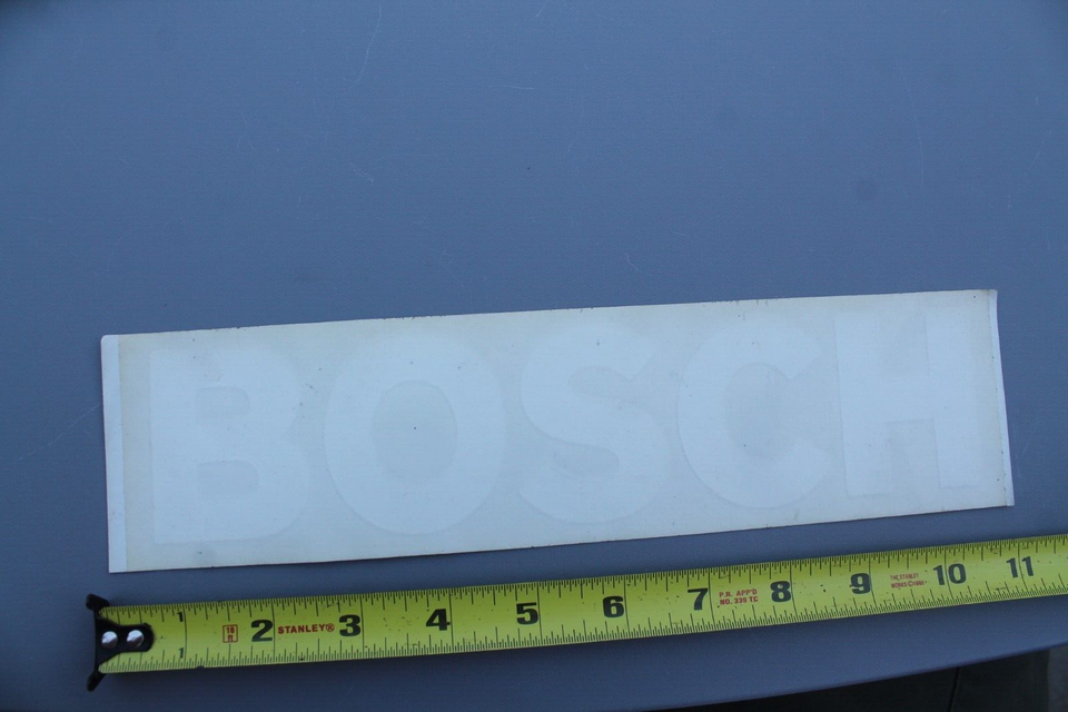 BOSCH Clothing Appliance White Original V63 Vintage Surfing STICKER ...
