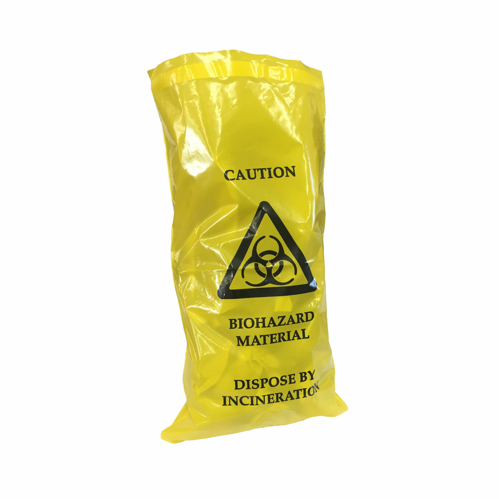 QUALICARE BIOHAZARD CLINICAL WASTE THICK SICK VOMIT BAGS SELF SEAL 20CM ...