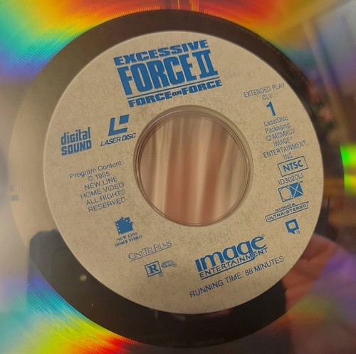 EXCESSIVE FORCE II force on force LD laserdisc sexy Stacie Randall 90's ...