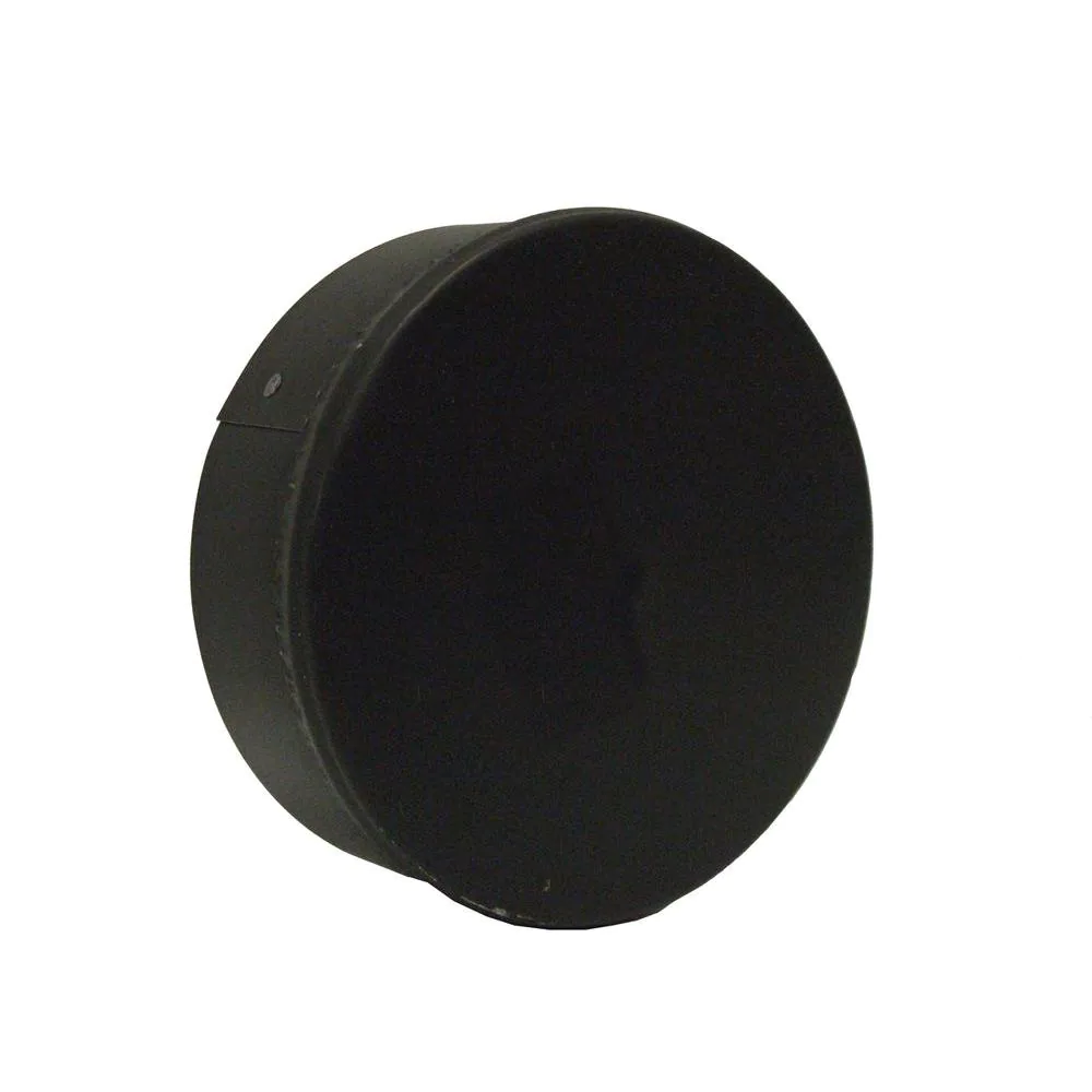 6 In. X 6 In. Black Stove Pipe Duct Cap | eBay