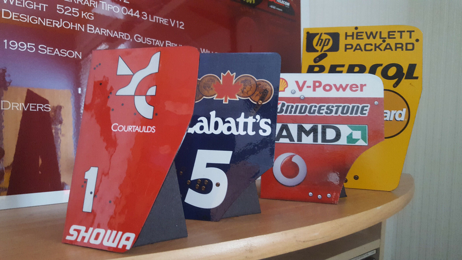 McLaren F1 Rear Wing Display Piece F1 Ayrton Senna Mika Hakkinen ...