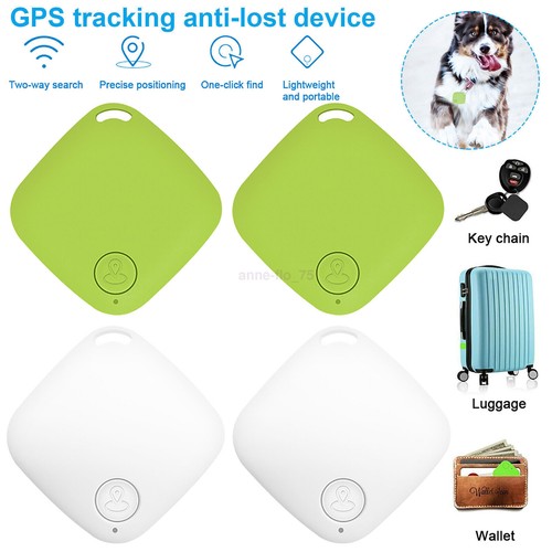 1/2/4x GPS Tracker Wireless Bluetooth Anti-Lost Wallet Key Pet Locator ...