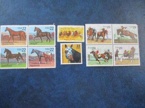 Equestrian and Horse Racing US Stamp Collection | eBay