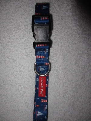 Coco & Pud Dog Collar Blue | eBay Australia