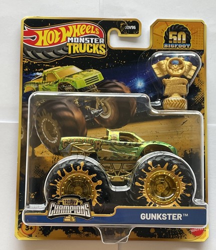 Hot Wheels Gunkster Monster Truck Trophy Champions 50th Anniversary | eBay