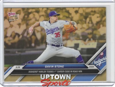 Gavin Stone 2024 Topps NOW Road to Opening Day #ODB12 Gold Bonus Card ...