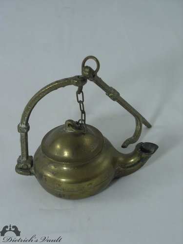 Antique Brass Spout Lamp | eBay