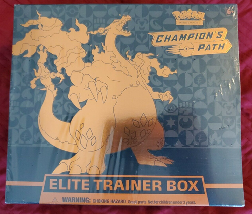 Pokemon Champion's Path Elite Trainer Box ETB SEALED 1 Charizard Promo ...