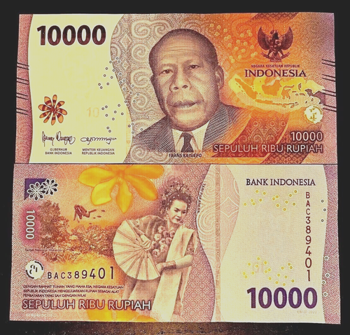 Indonesia 10000 RUPIAH 10,000 2022-2024 Dancer UNC WorldCurrency ...