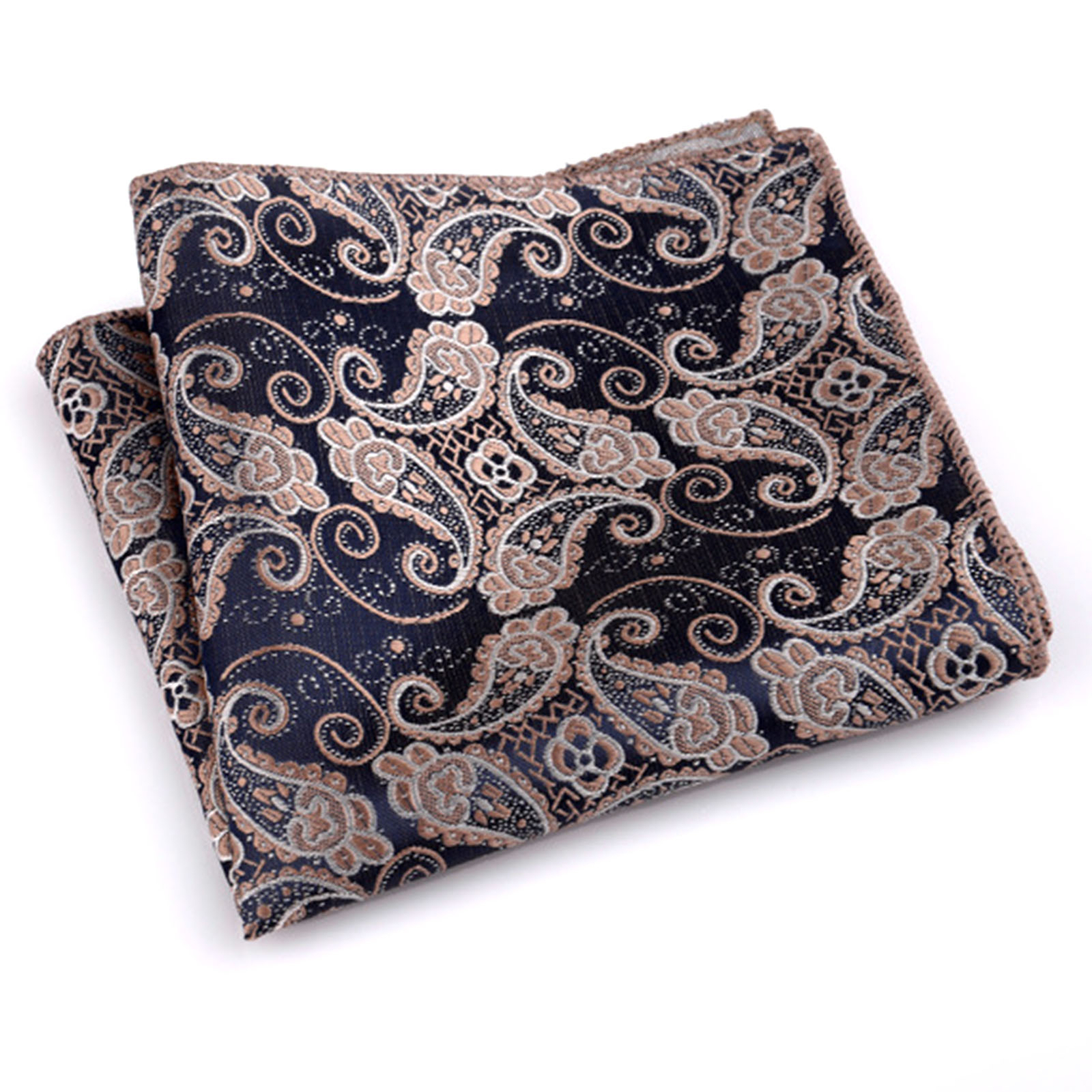 Men's Pocket Square Handkerchief Paisley Silk Hanky For Wedding Party ...