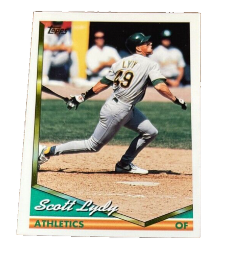 1994 TOPPS Card # 160 Scott Lydy - Oakland Athletics | eBay
