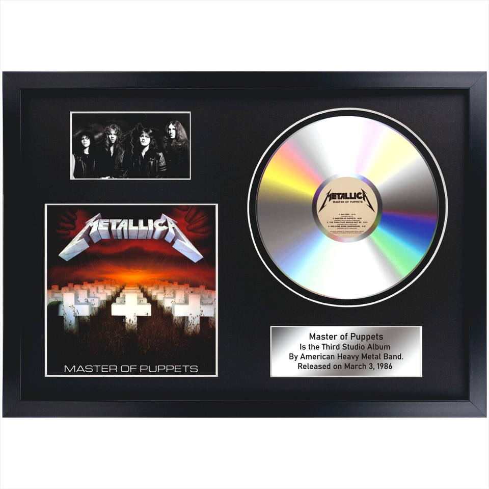 Metallica The Black Album / Memorabilia / Souvenir in black frame ...