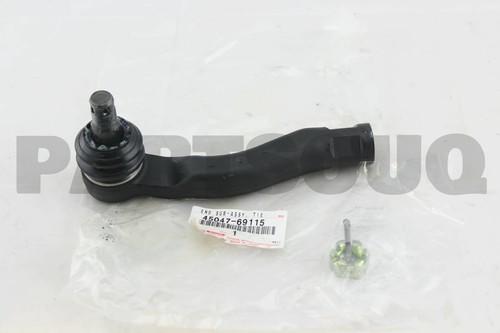 4504769115 Genuine Toyota END SUB-ASSY, TIE ROD, LH 45047-69115 | eBay