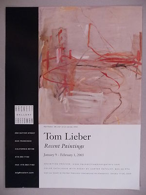 Tom Lieber Art Gallery Exhibit PRINT AD - 2003 | eBay