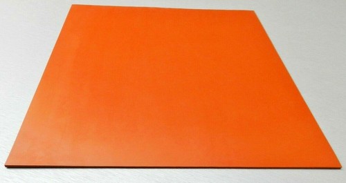 Silicone Rubber Sheet High Temp Solid Red/Orange Commercial Grade 16 ...