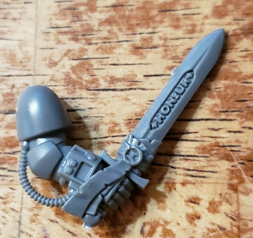 Warhammer 40k Deathwatch Bits Veteran Black Shield Power Sword | eBay