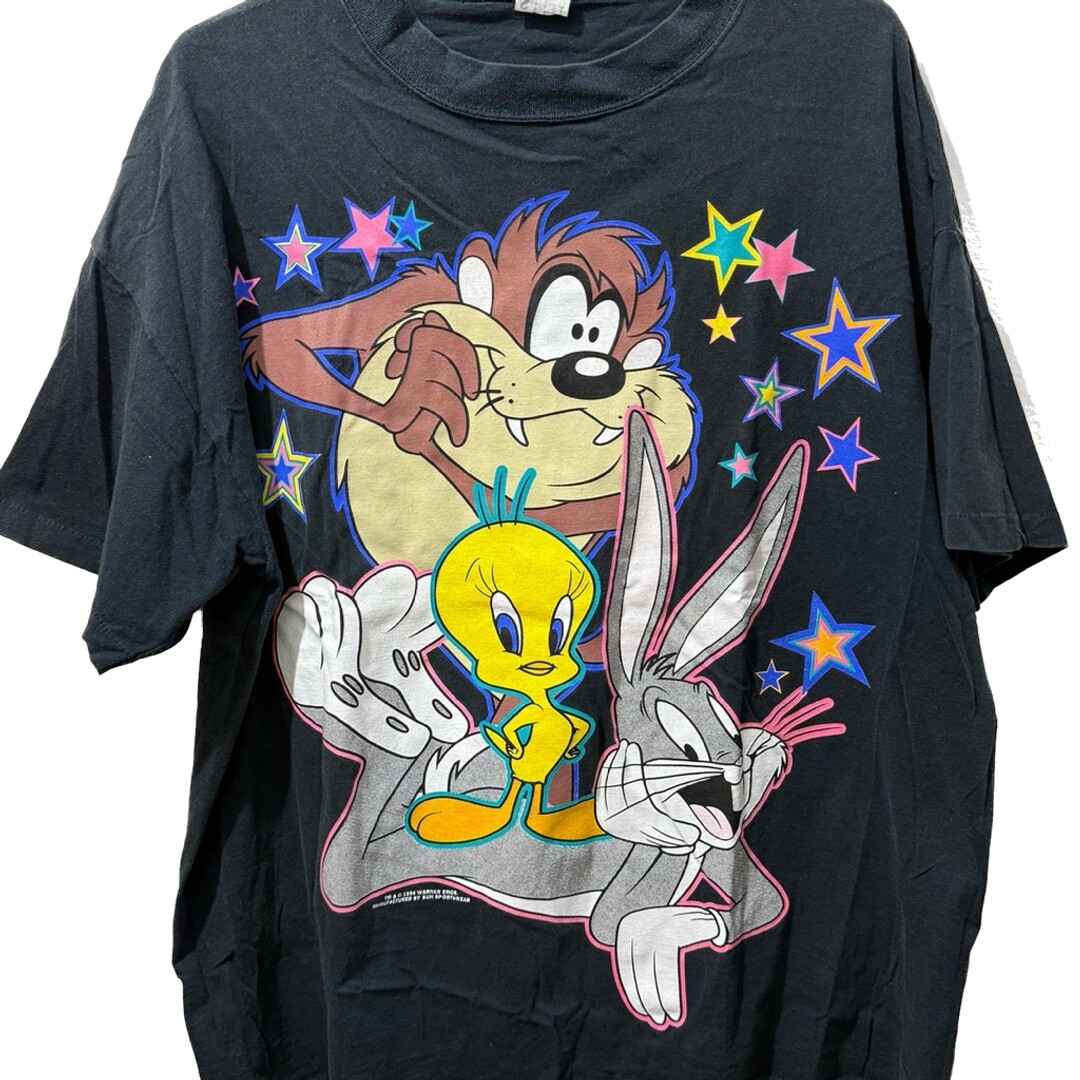 Vintage 1994 Warner Bros Cartoon Characters Graphic T… - Gem