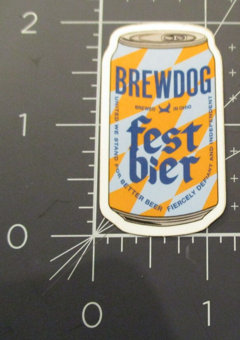 BREWDOG BREW DOG Elvis Juice FEST BIER STICKER DECAL craft beer brewery ...