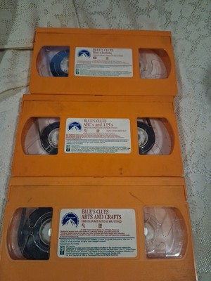 Blues Clues VHS Tape Lot Of 3 TESTED No Boxes | eBay