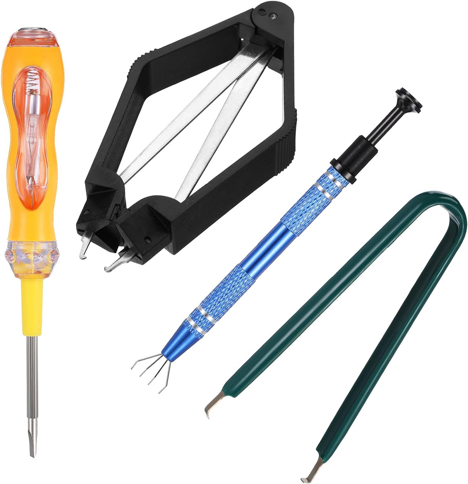 4 Pieces IC Chip Remover Tool IC PLCC Chip Extraction Tool Extractor ...