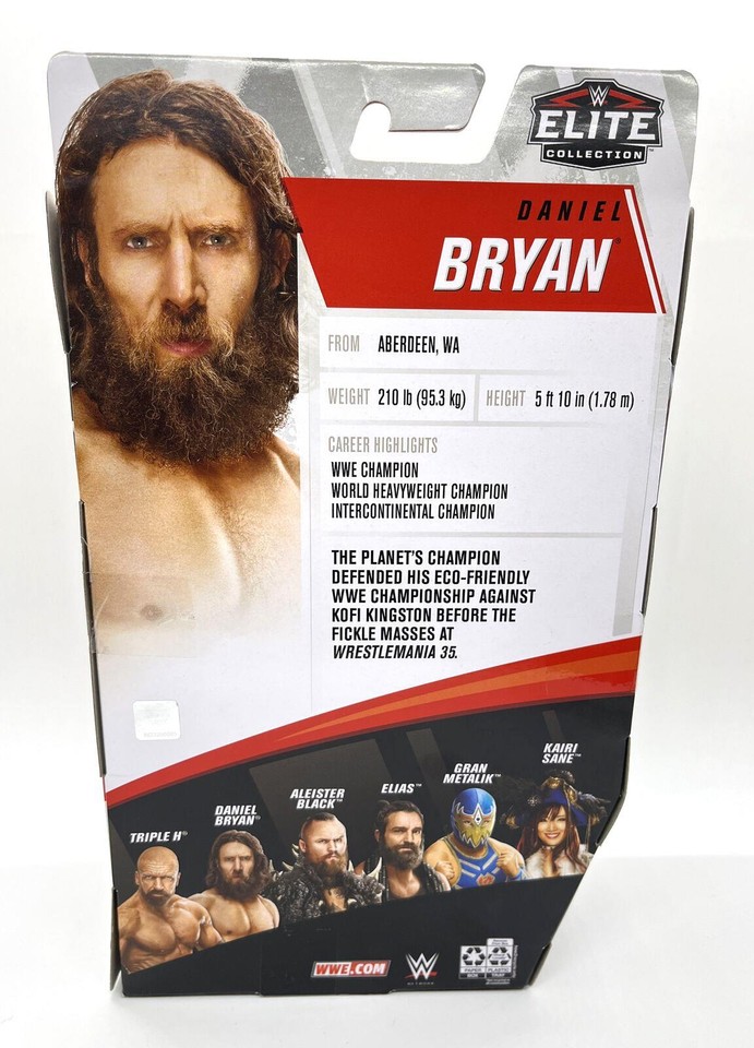WWE Elite Daniel Bryan Wrestling Figure Series 73 Eco Belt Bryan ...